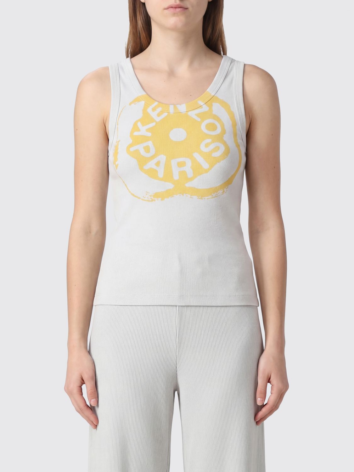 KENZO Kenzo Logo Cotton Tank Top